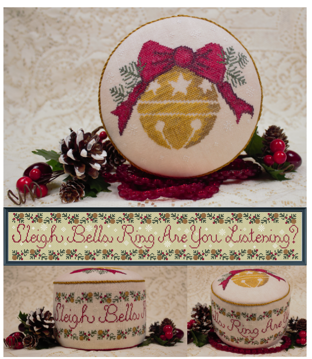 Sleigh Bells Ring - wildflower stitching